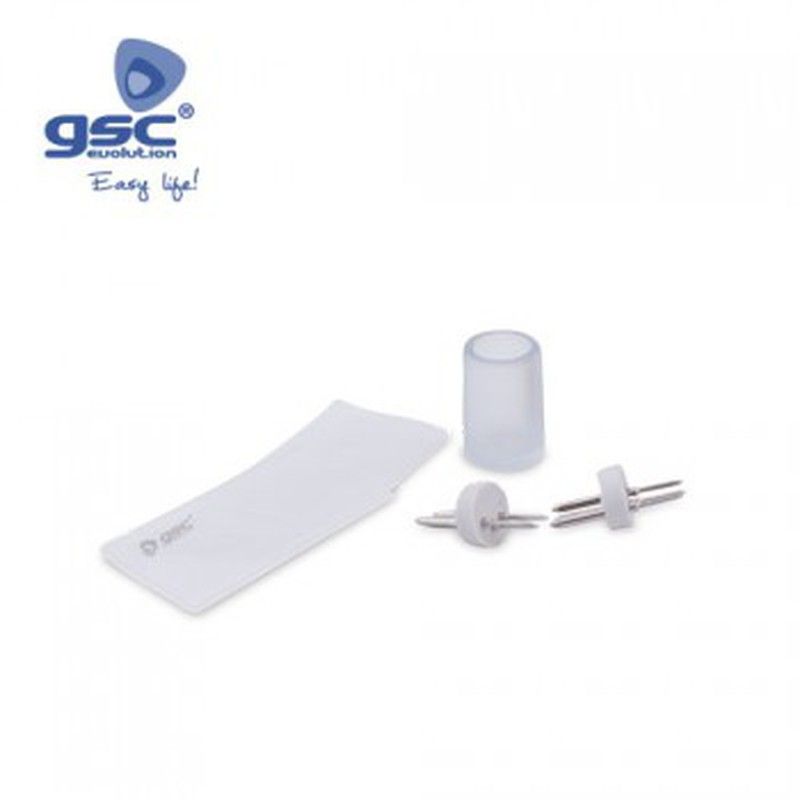Kit de connecteurs pour tube LED flexible réf. 5204445 G5204445 Garsaco ...